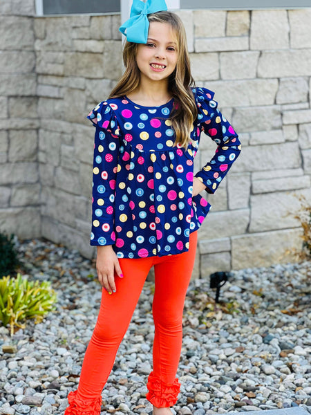 RG™ Prissy Polka Dots Ruffle Icing Leggings Set – Ruffle Girl