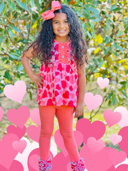 Live Laugh & Love Ruffle Leggings Set – Ruffle Girl